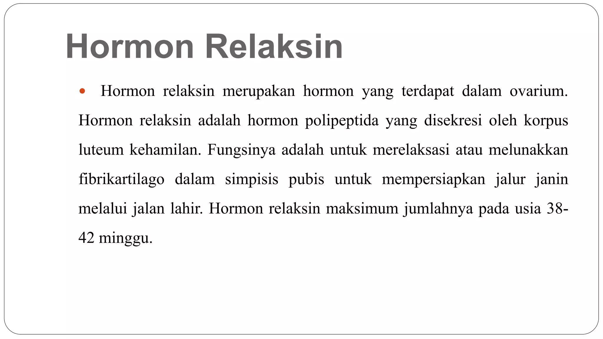 Bahan ajar 2 biokimia hormon dalam kehamilan | PPTX