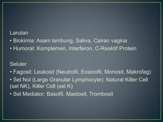 Bahan ajar 3 pengantar imunologi | PPTX