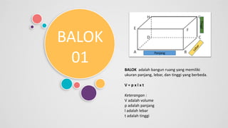 Volume Bangun Ruang -Kooperative STAD- | PPT