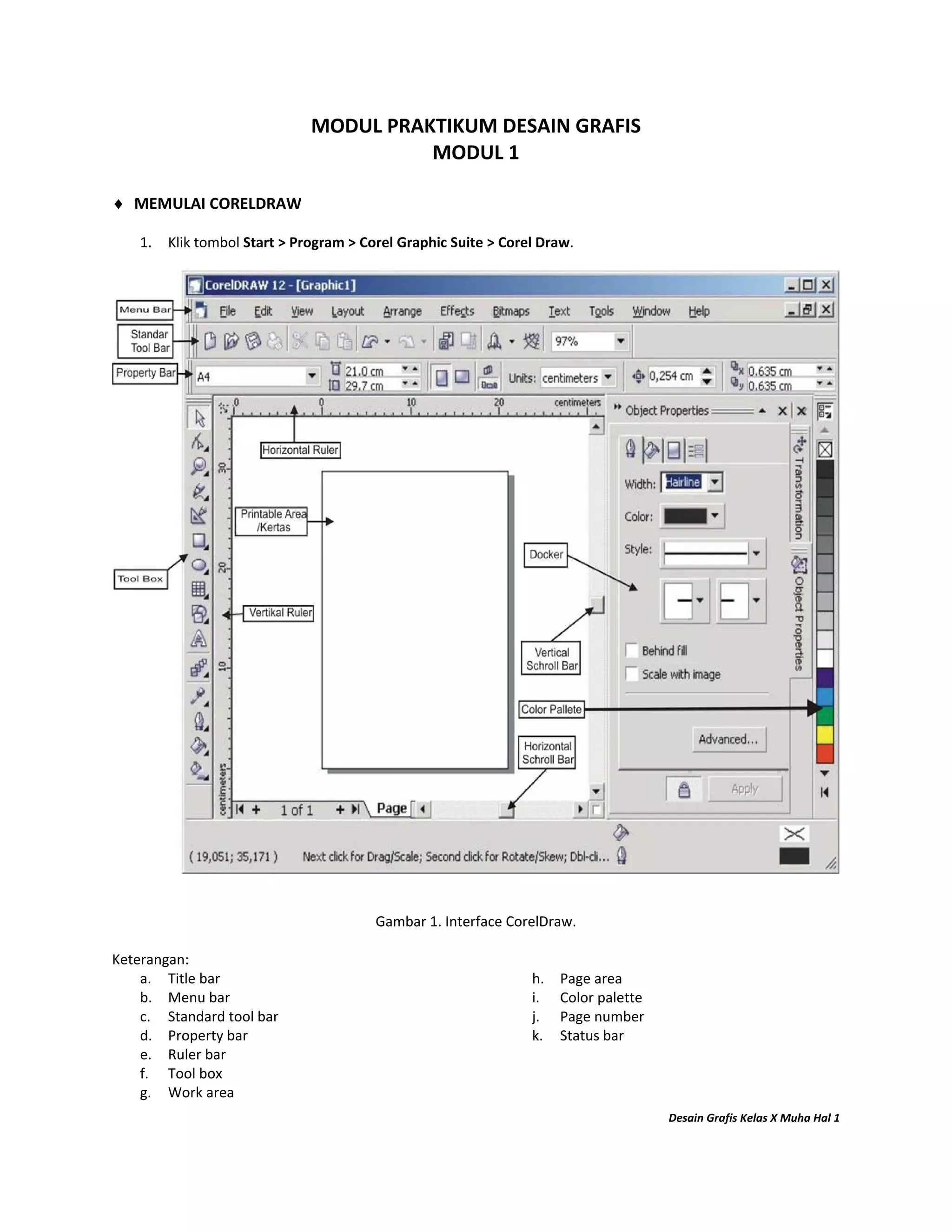 Bahan ajar corel draw 2 | PDF