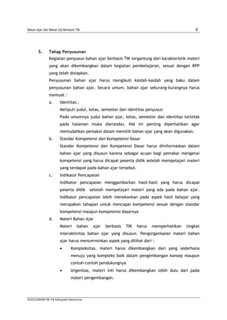 Bahan ajar dan bahan uji | PDF