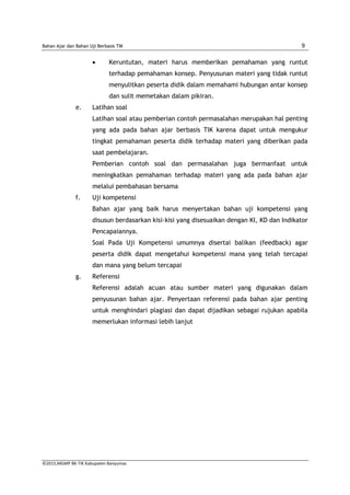 Bahan ajar dan bahan uji | PDF