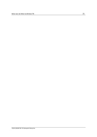 Bahan ajar dan bahan uji | PDF