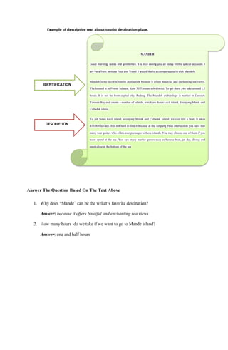Bahan ajar descriptive | PDF