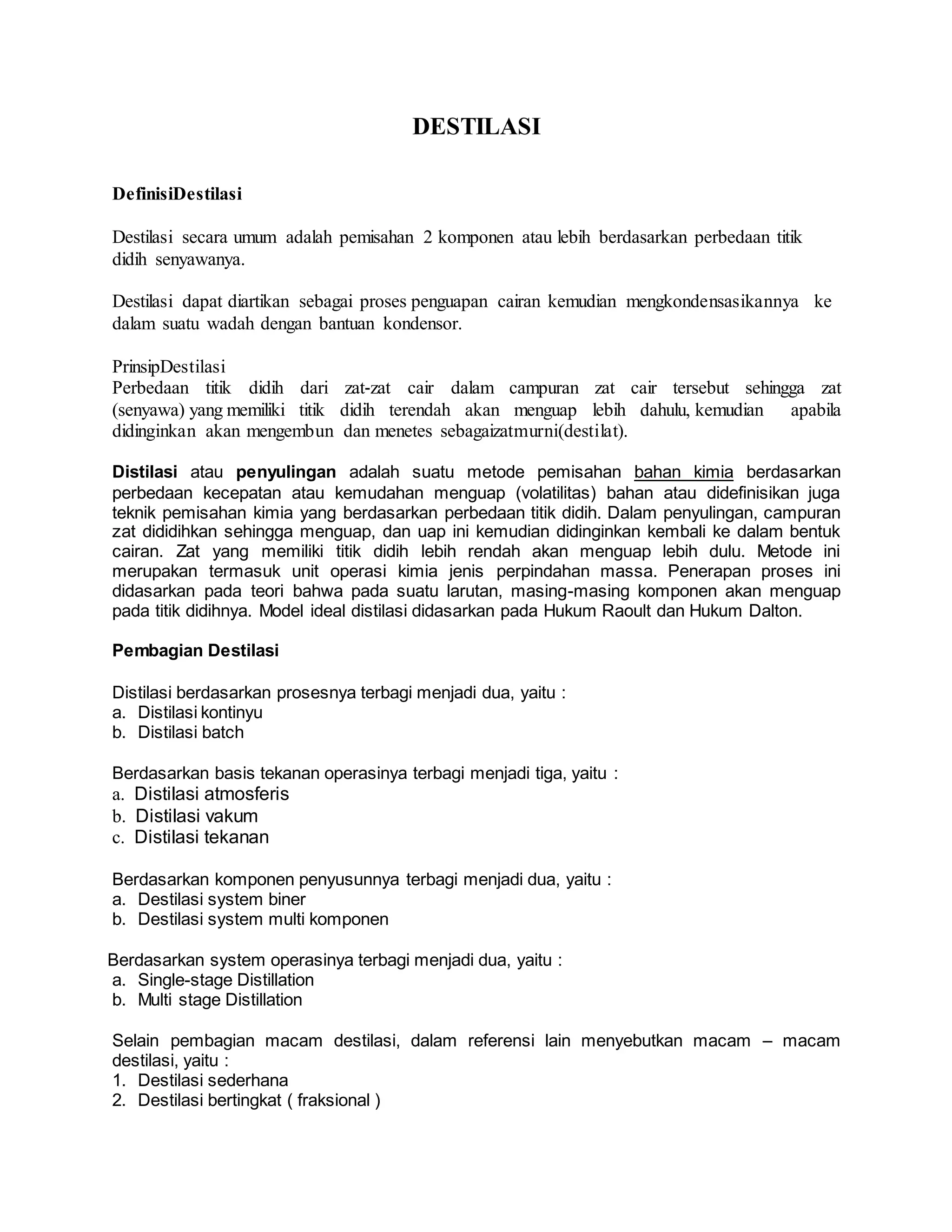 Bahan ajar destilasi | DOC