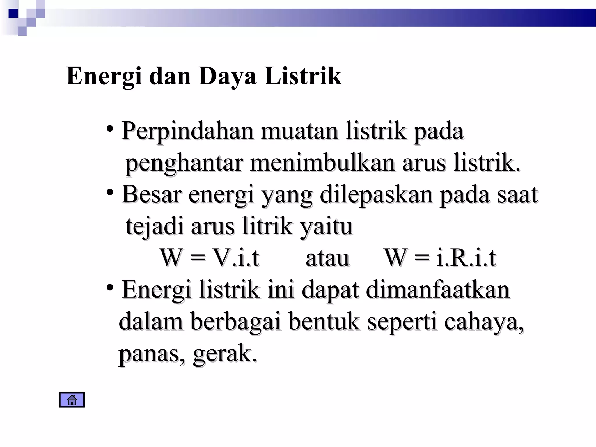 Bahan ajar fisika ba listrik ac-dc revisi | PPT