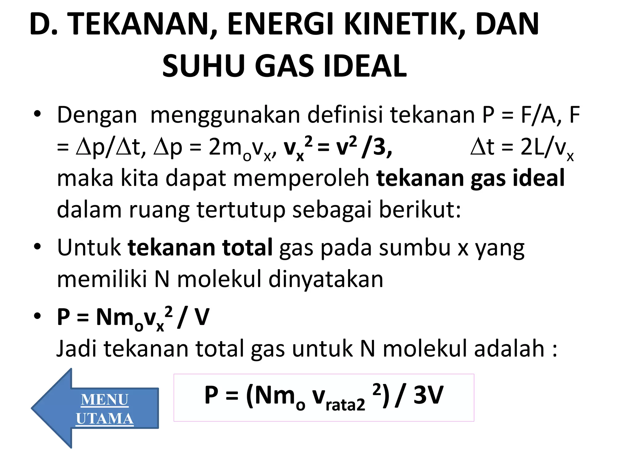 Bahan ajar fisika gas ideal fis xi smt 2 | PPTX