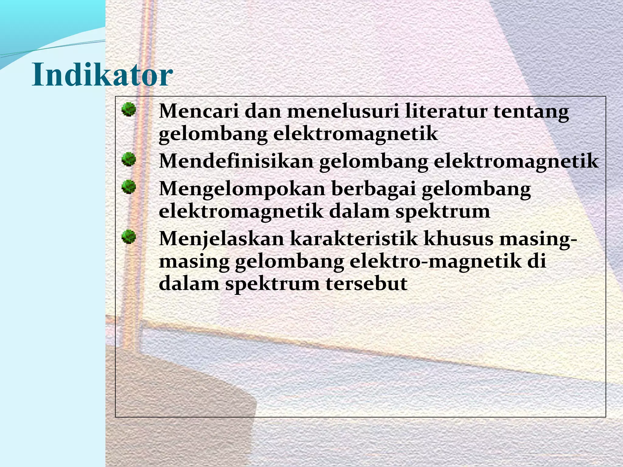 Bahan ajar fisika gelombang elektromagnetik | PPT