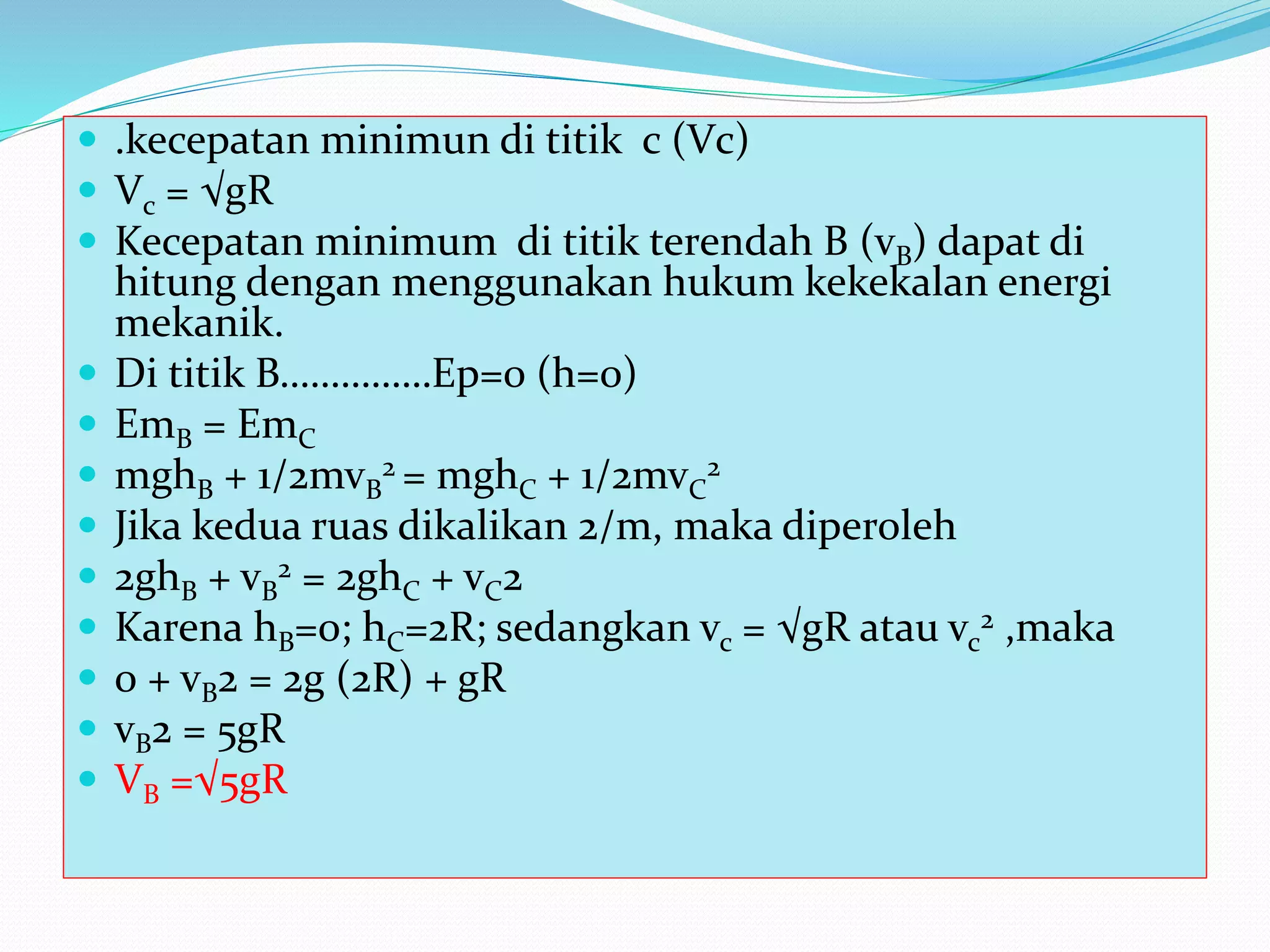 Bahan ajar fisika hukum kekekalan energi mekanik | PPTX