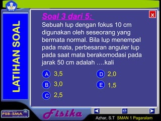 Bahan ajar fisika lup | PPT