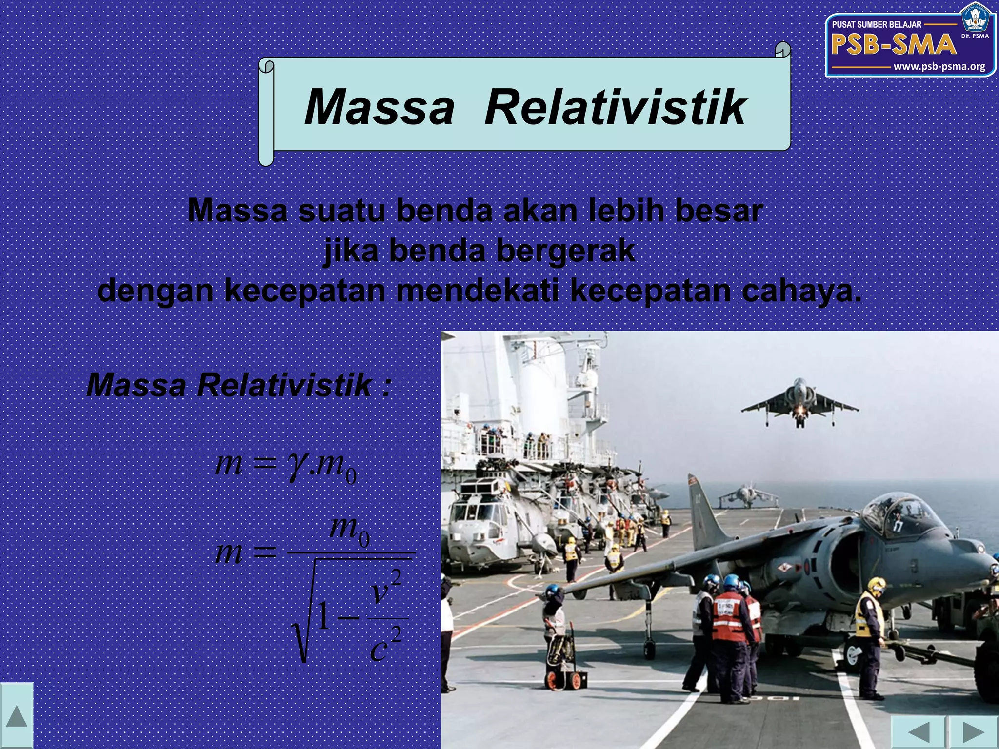 Bahan ajar fisika relativitas khusus | PPT