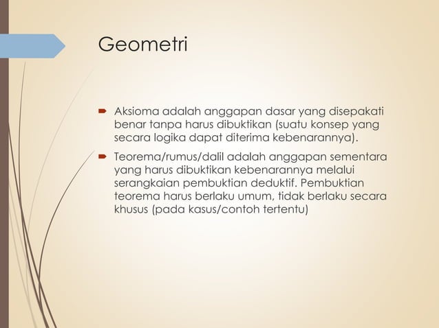 Bahan ajar materi pelajaran Geometri bangun datar | PDF