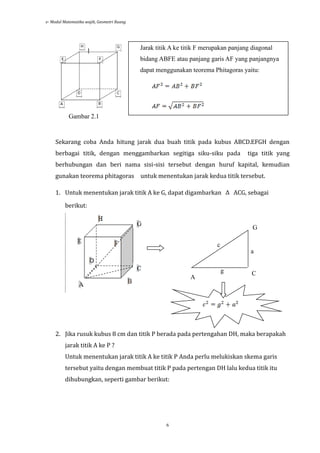 Bahan ajar jarak titik | PDF