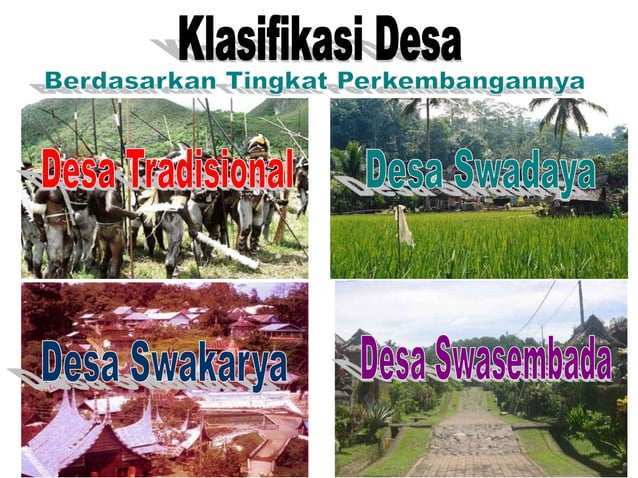 Bahan ajar KD.2.1 Pola keruangan Desa.ppt