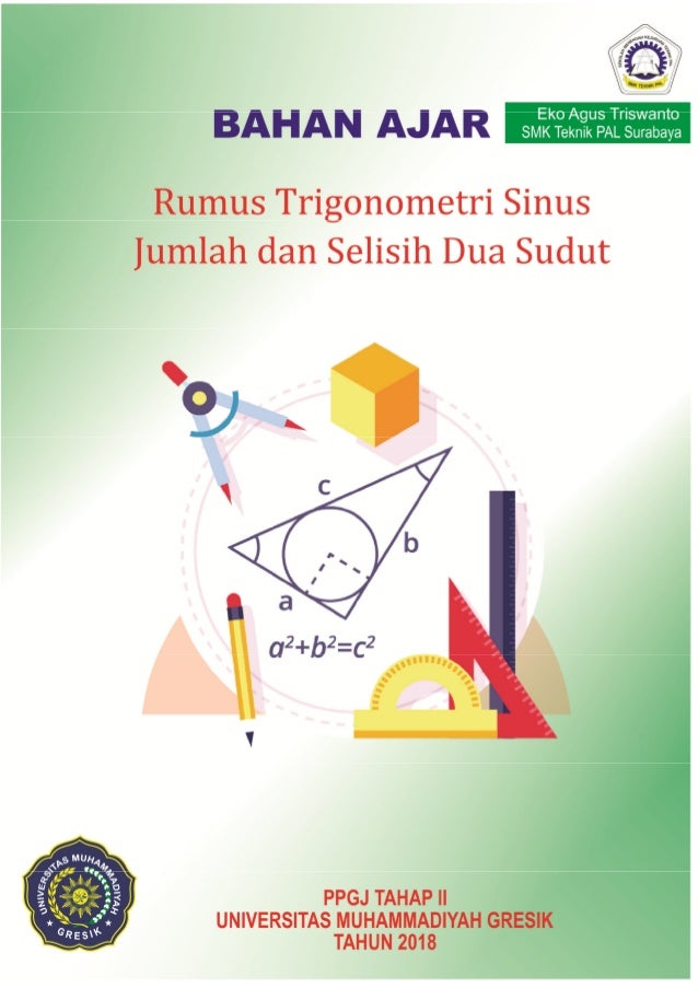 Bahan Ajar Kd 14 Trigonometri Sinus Jumlah Dan Selisih Dua Sudut