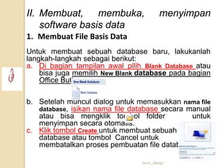 Bahan ajar kkpi software basis data | PPTX