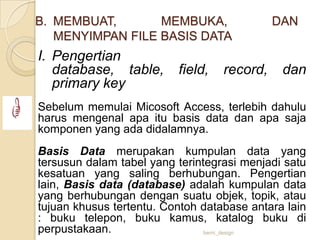 Bahan ajar kkpi software basis data | PPTX