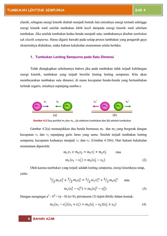 Bahan ajar lenting sempurna | PDF