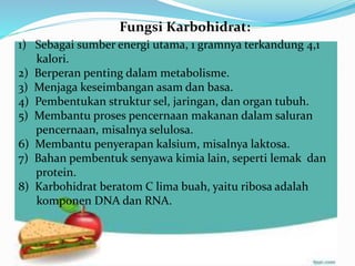 Bahan ajar makanan,zat makanan dan gizi | PPTX