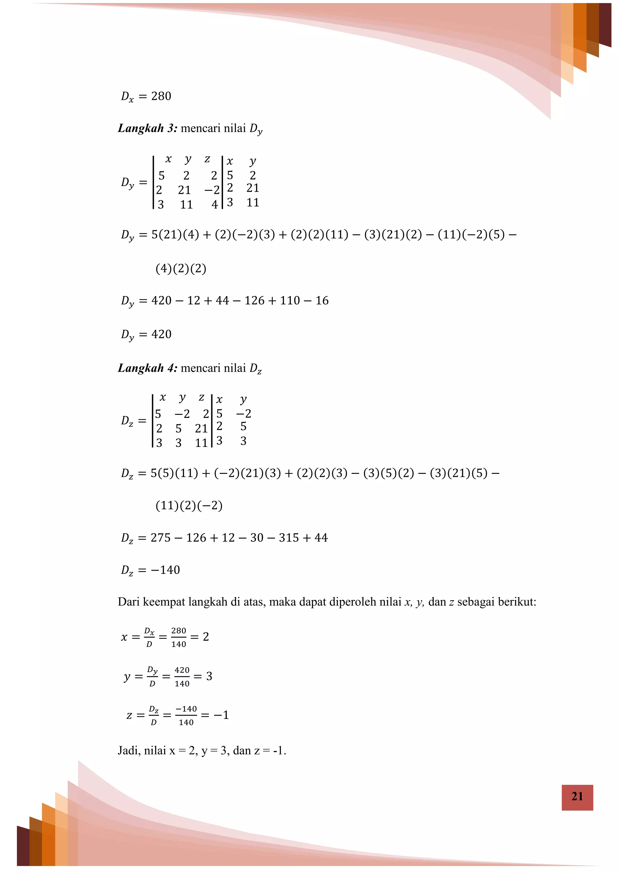 Bahan ajar materi spltv kelas x semester 1 | PDF