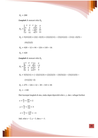 Bahan ajar materi spltv kelas x semester 1 | PDF