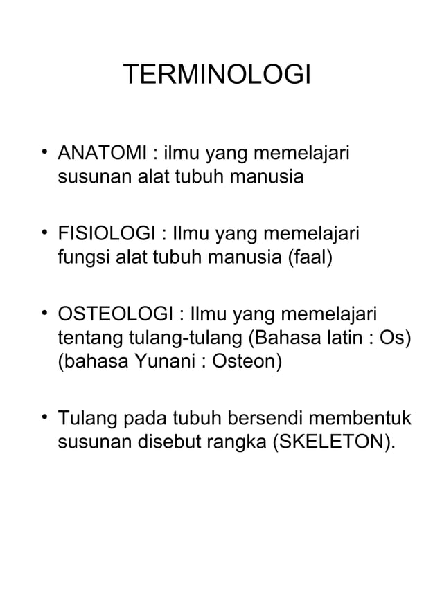 Osteologi | PPT
