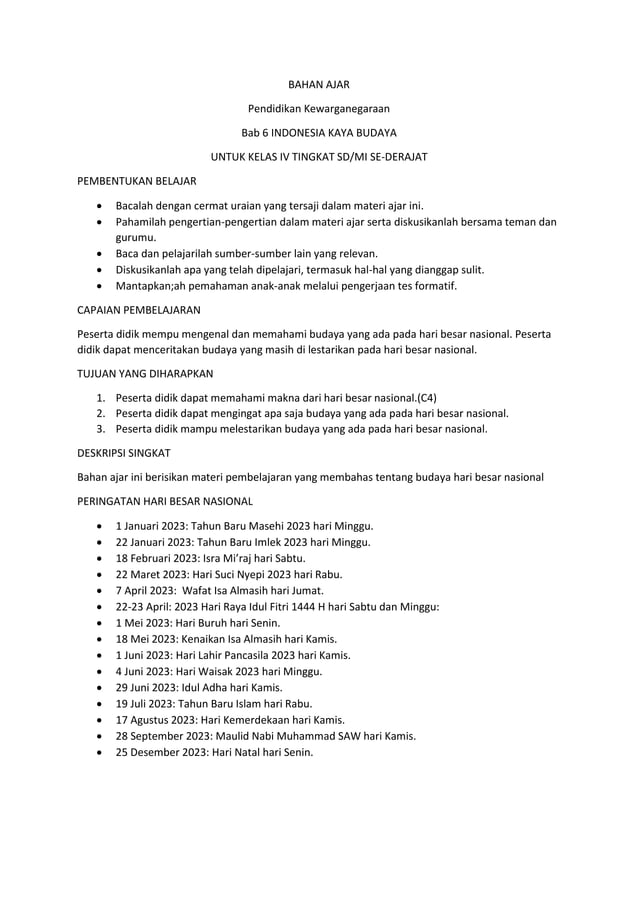 BAHAN AJAR PBA KELAS 4.pdf