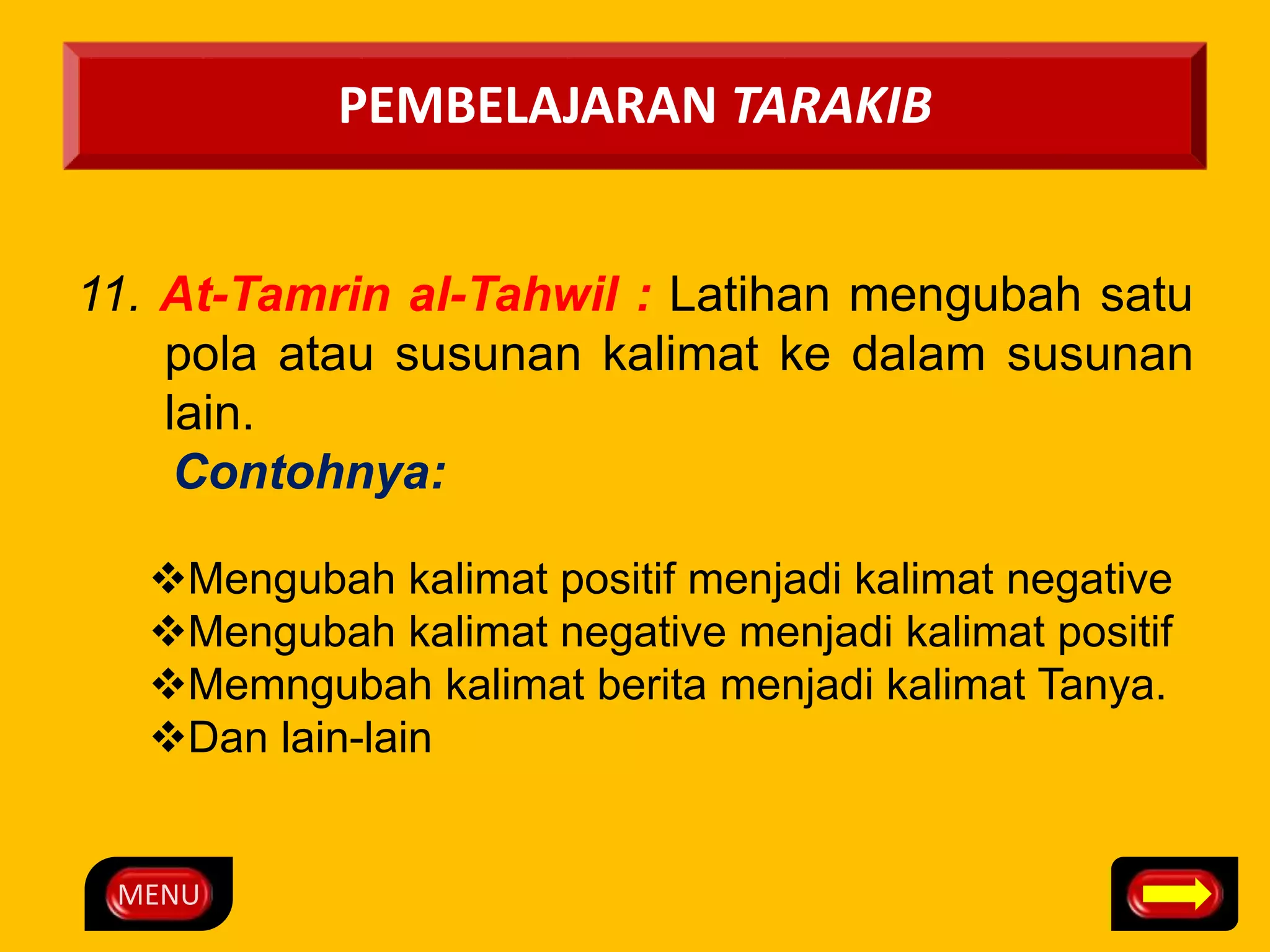 Bahan ajar pendidikan bahasa arab di mi | PPTX