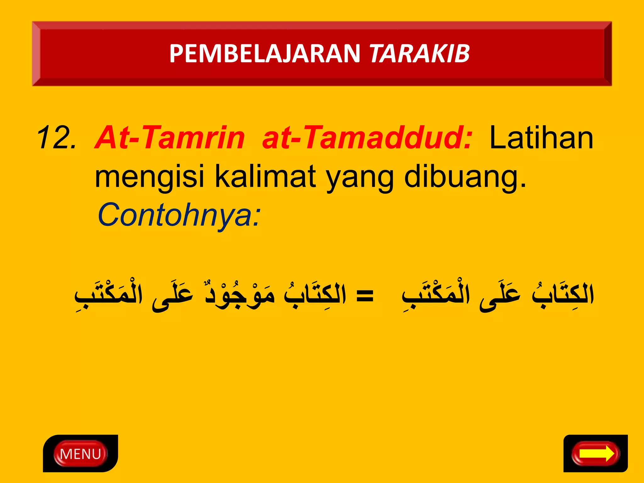 Bahan ajar pendidikan bahasa arab di mi | PPTX