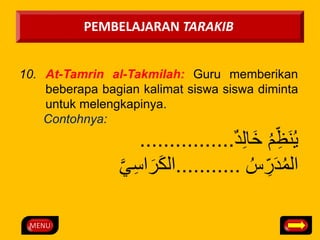 Bahan ajar pendidikan bahasa arab di mi | PPTX