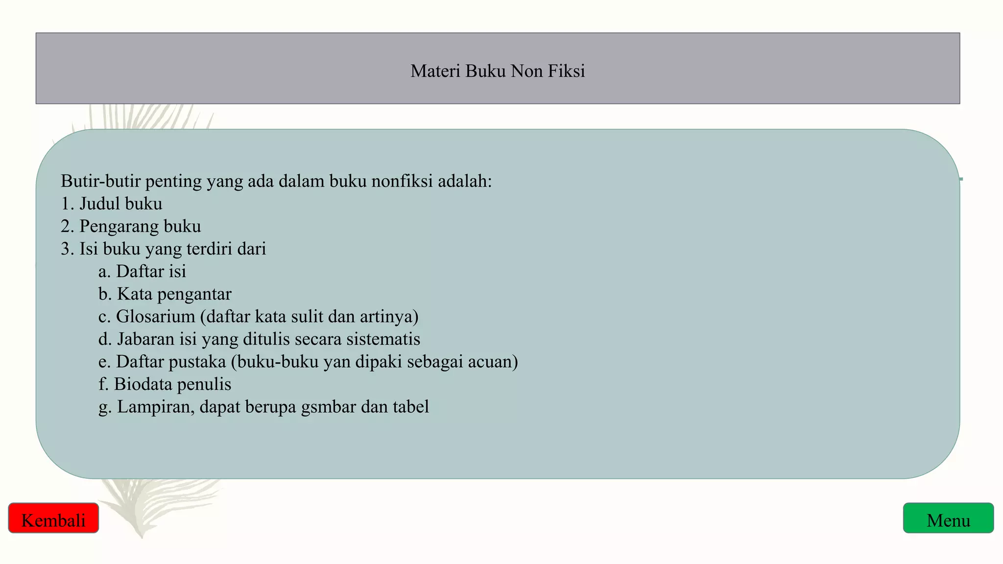 Bahan ajar fiksi dan non fiksi | PPTX
