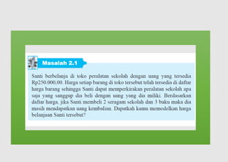 Bahan ajar program linear | PDF