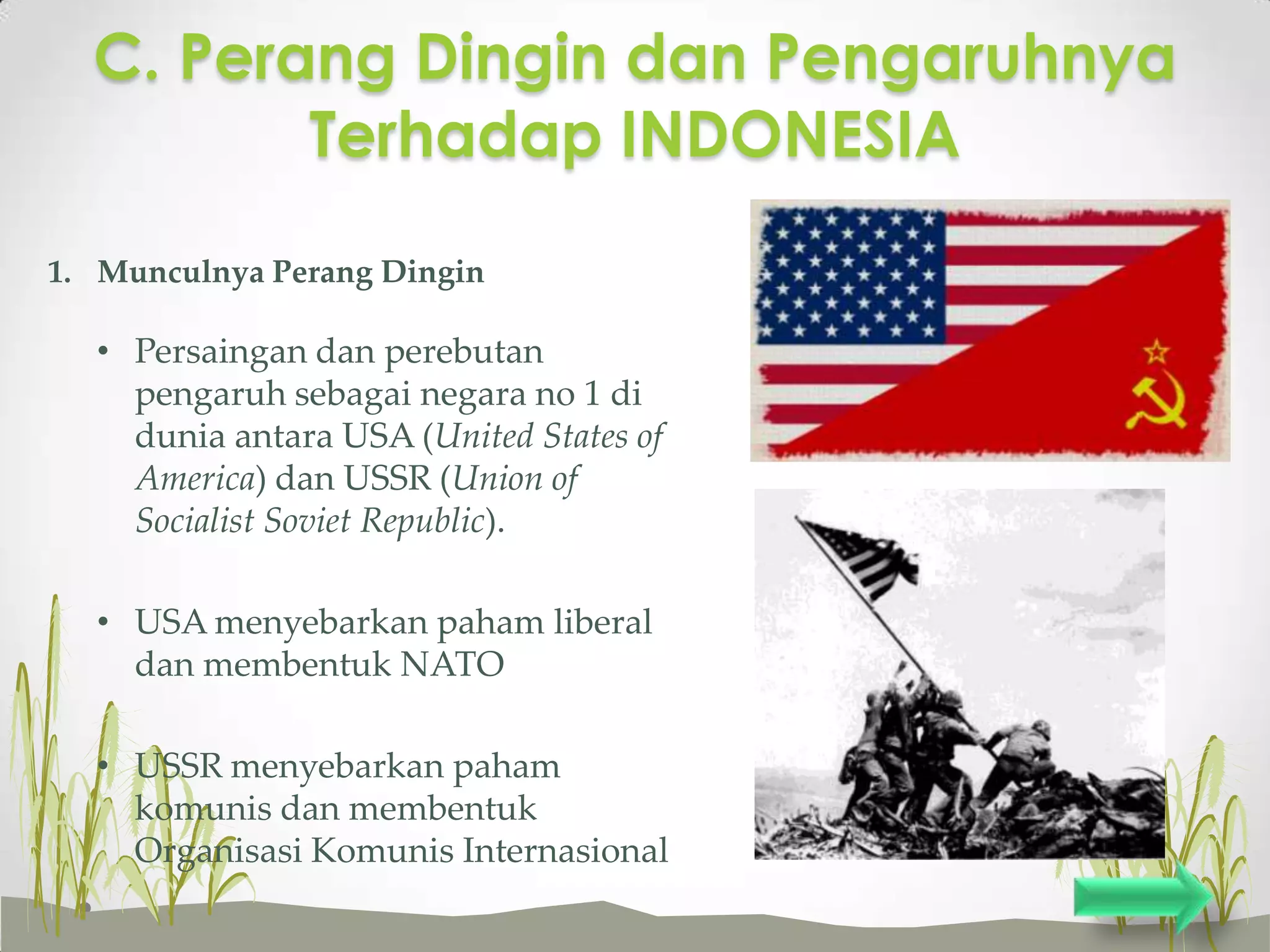 Sejarah XII IPS: Perkembangan dunia setelah PD II | PPTX