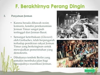 Sejarah XII IPS: Perkembangan dunia setelah PD II | PPTX