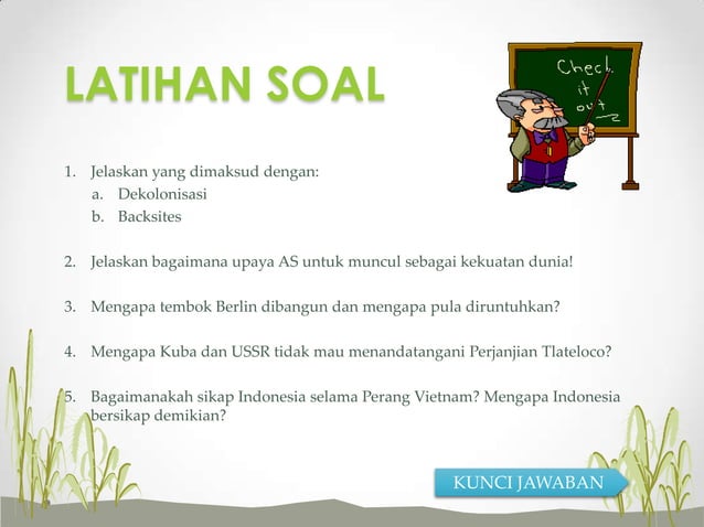 Sejarah XII IPS: Perkembangan dunia setelah PD II | PPTX