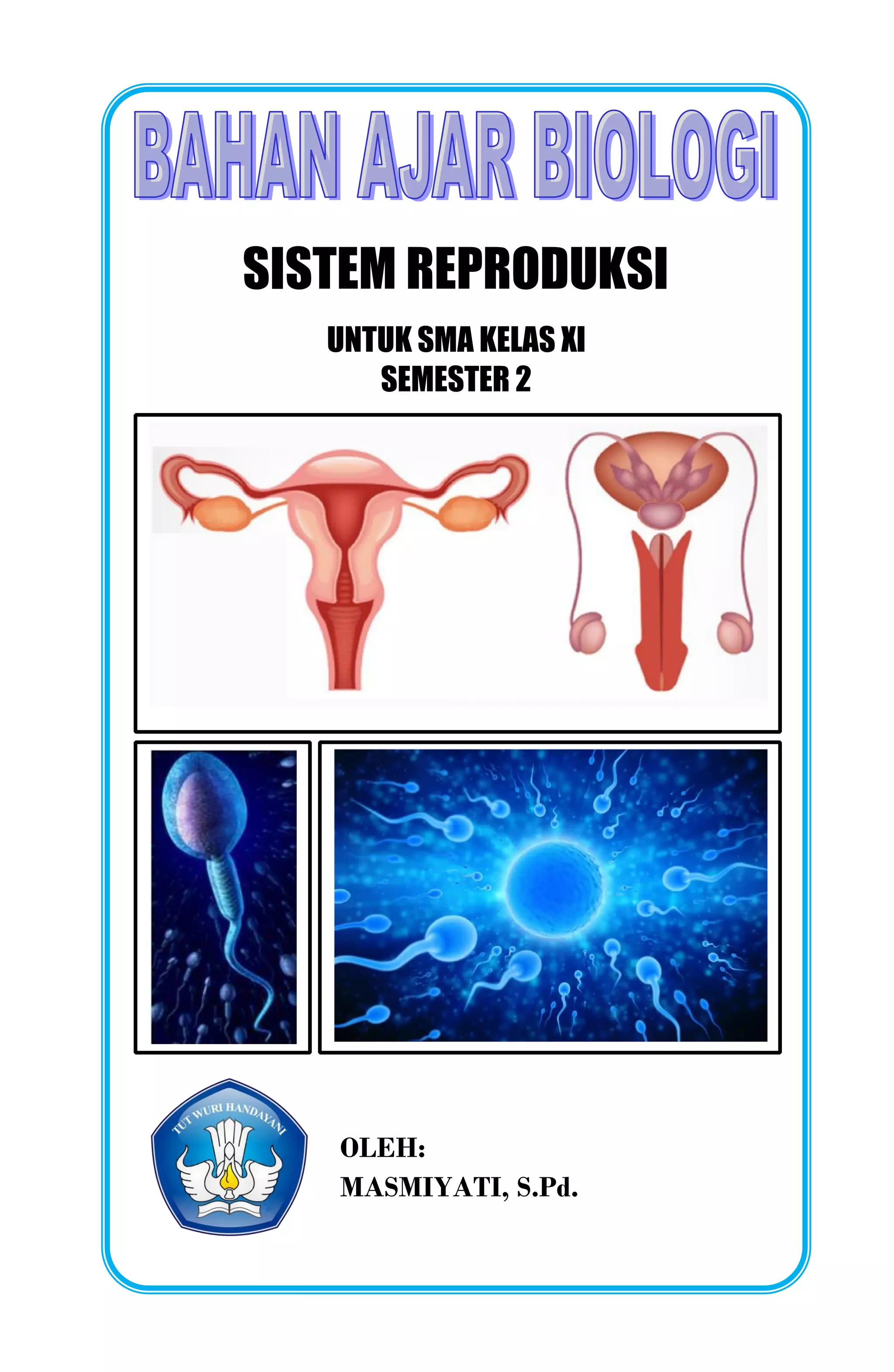 Bahan ajar 'sistem reproduksi' | PDF