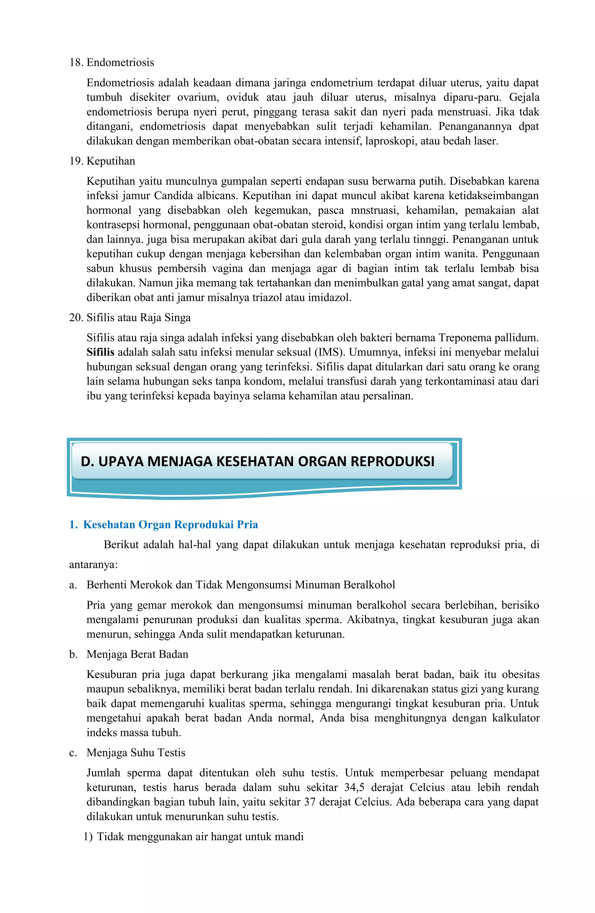 Bahan ajar 'sistem reproduksi' | PDF
