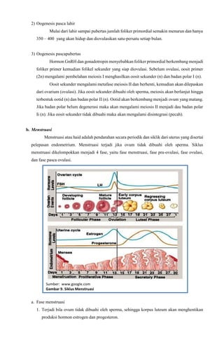Bahan ajar 'sistem reproduksi' | PDF