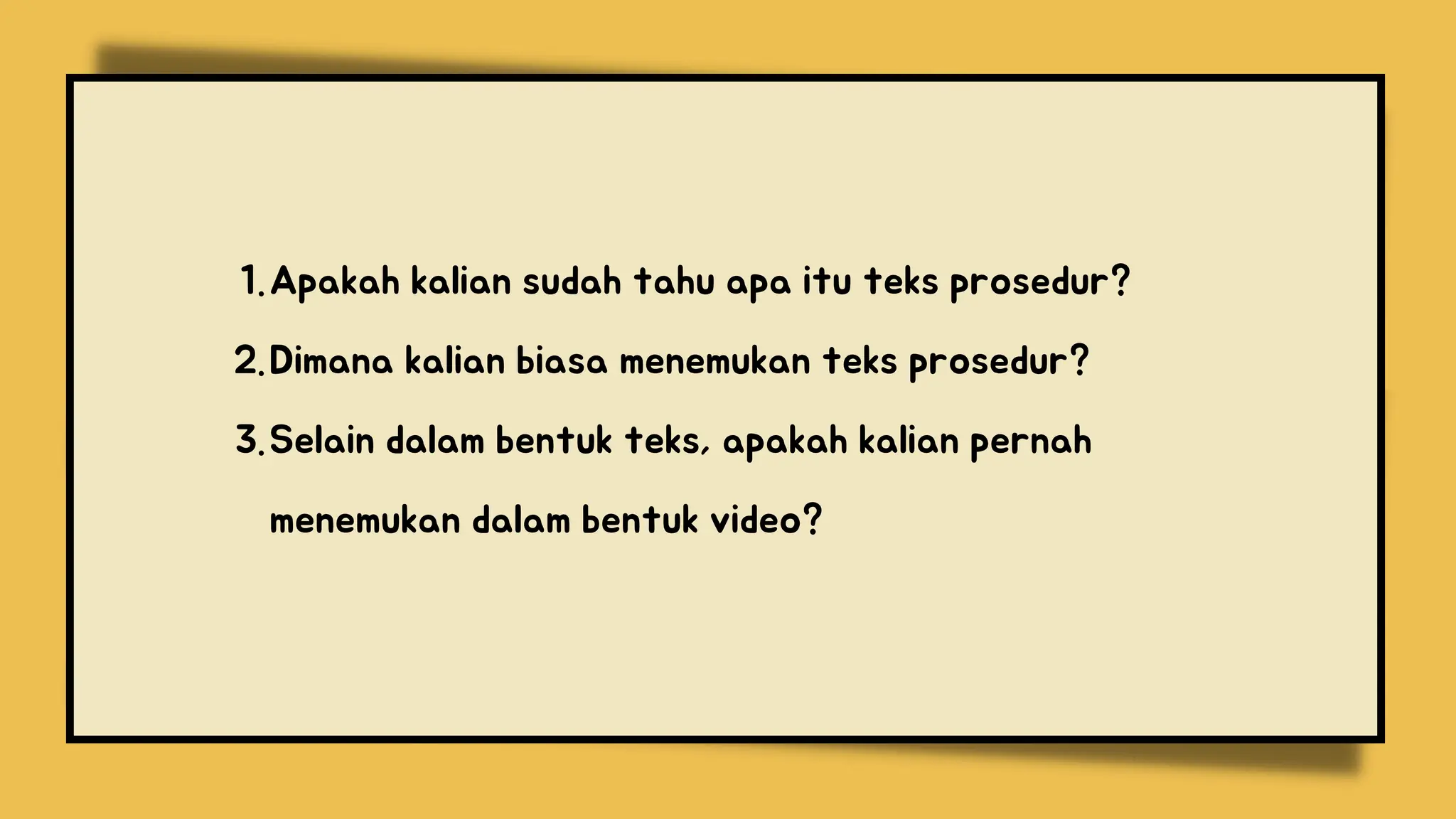 Materi Teks Prosedur Kelas VII Bahasa Indonesia | PDF