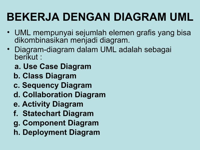 MATERI UML(Unified Modelling Language) | PPT