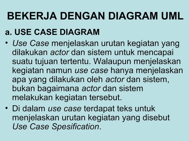 MATERI UML(Unified Modelling Language) | PPT
