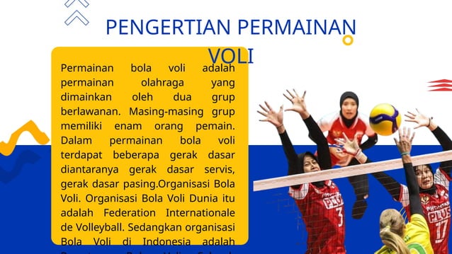 bahan ajar voli ppt.pptx untukj sd kelas v | PPTX