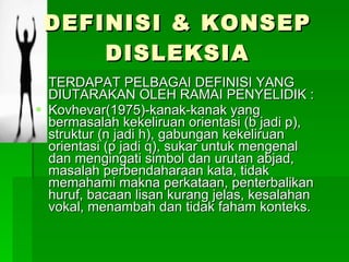 Bahan Bacaan Disleksia | PPT