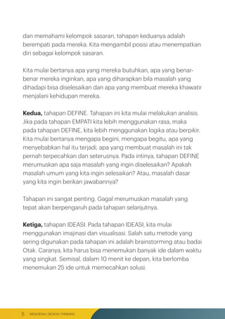Bahan bacaan mengenal design thinking | PDF