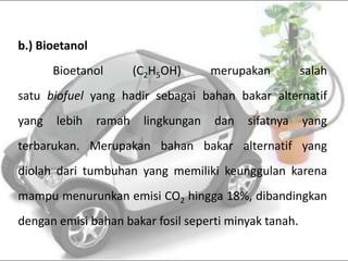 Bahan Bakar Alternatif | PPTX