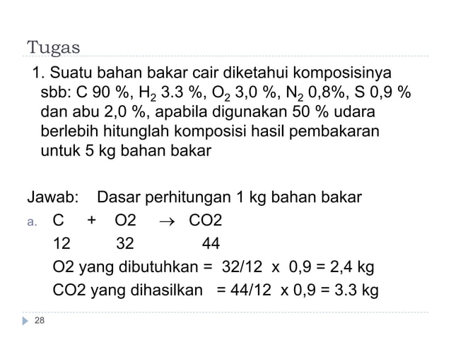 Bahan Bakar dan pelumas_PEMBAKARAN.pptx awd | PPT