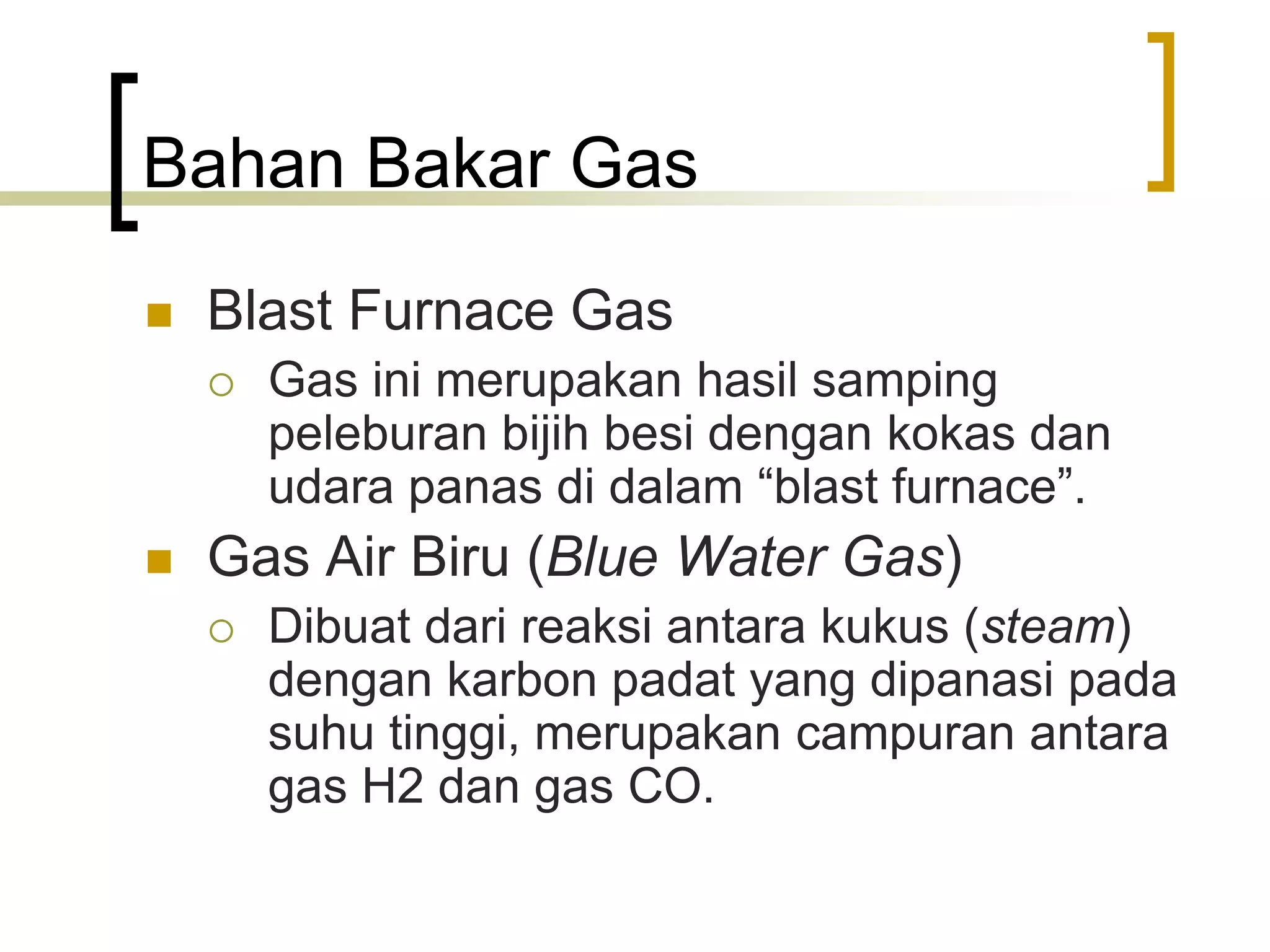 Bahan bakar dan pembakaran | PDF