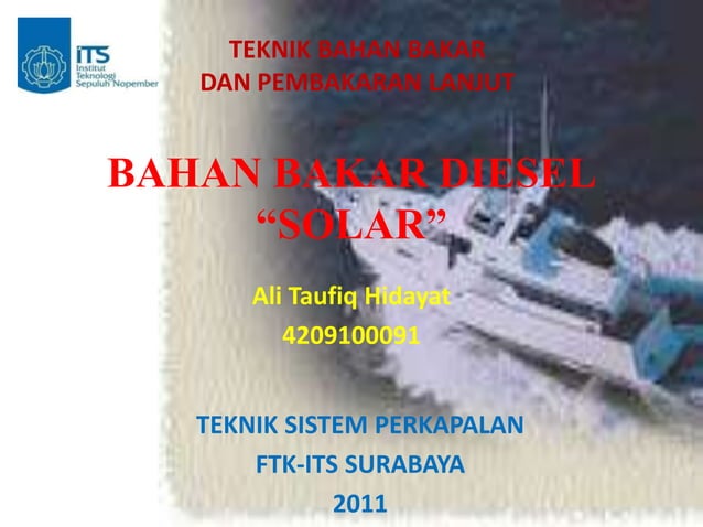 Bahan bakar diesel | PPTX
