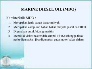 Bahan bakar diesel | PPTX