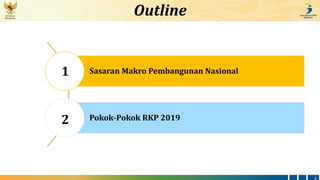 RENCANA KERJA PEMERINTAH TAHUN 2019 | PDF
